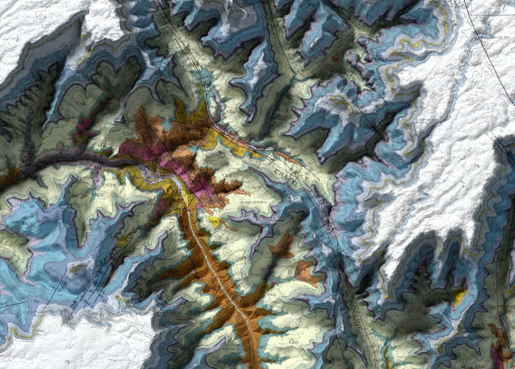 Grand Canyon Geologic Map - Maps of Iceland