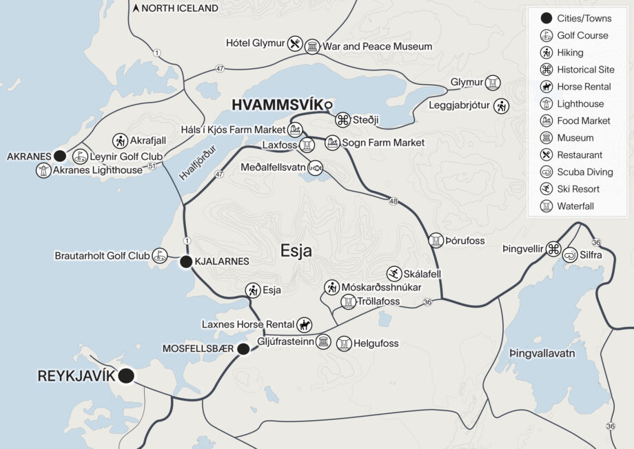 Commissioned maps from Maps of Iceland - Maps of Iceland